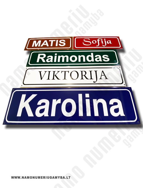 Namo numerių, iškabų ir gatvių pavadinimų gamyba - namonumeriugamyba.lt